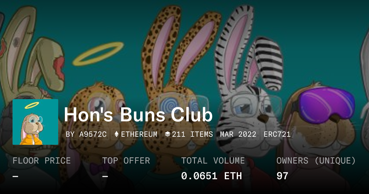 Hon's Buns Club - Collection | OpenSea