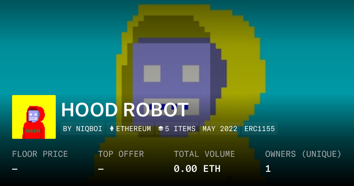 HOOD ROBOT - Collection | OpenSea