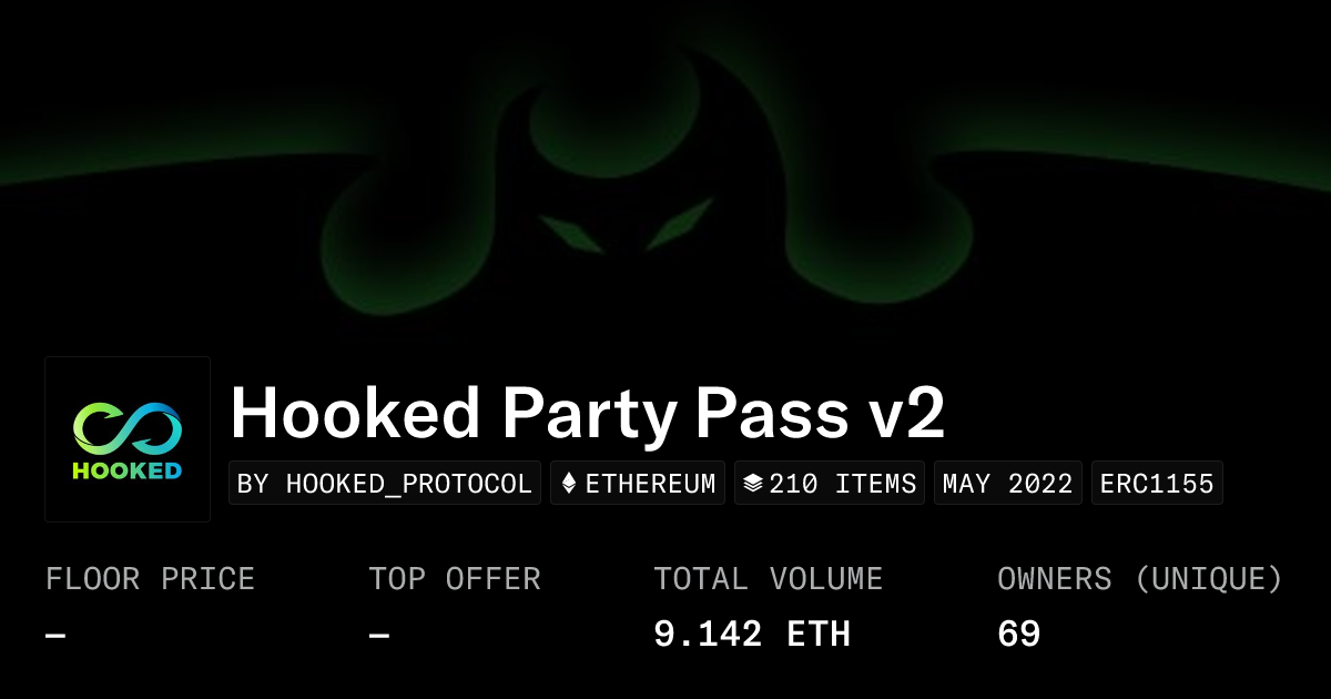 Hooked Party Pass v2 - Collection | OpenSea