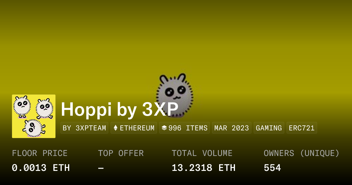 Hoppi by 3XP - Collection | OpenSea