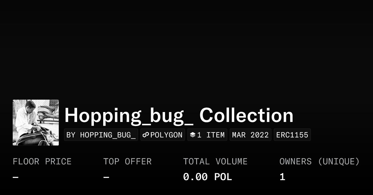 Hopping_bug_ Collection - Collection | OpenSea