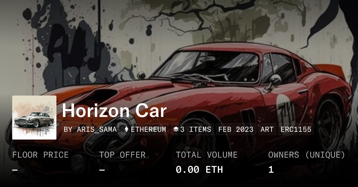 Horizon Car - Collection | OpenSea