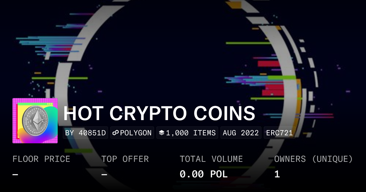 HOT CRYPTO COINS - Collection | OpenSea
