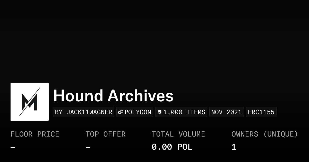 Hound Archives - Collection | OpenSea
