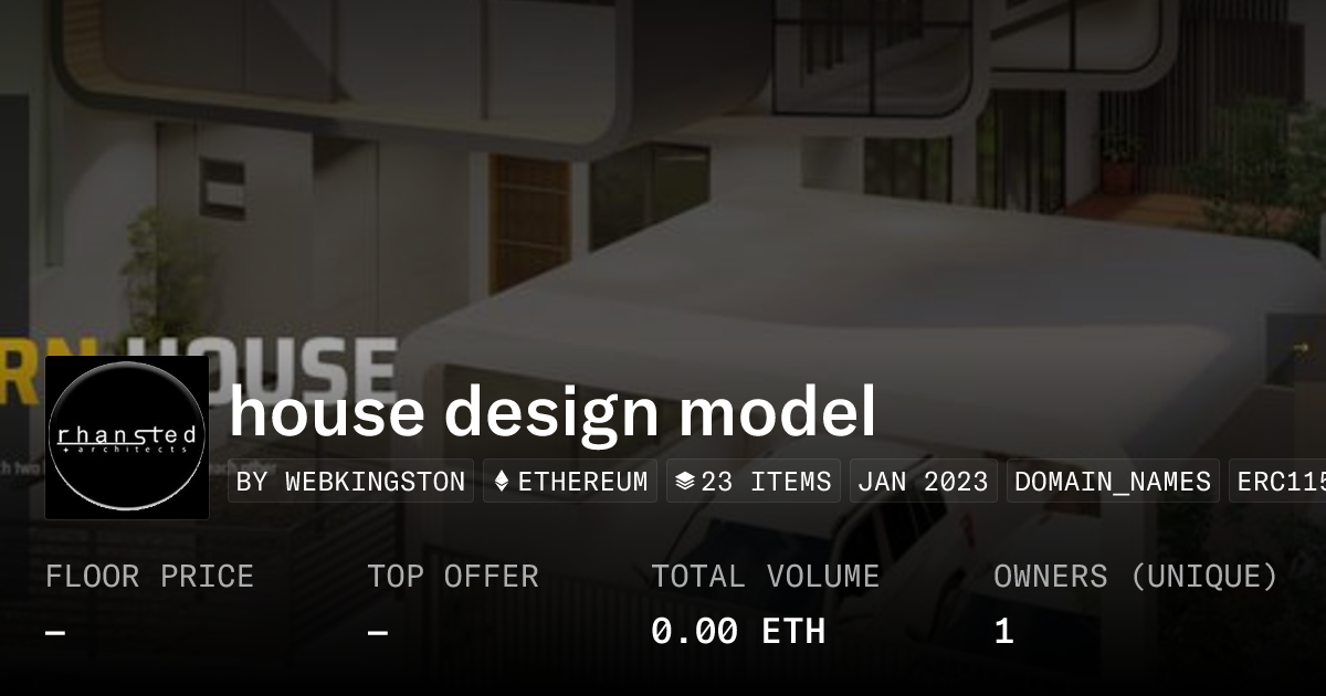 house design model - Collection | OpenSea