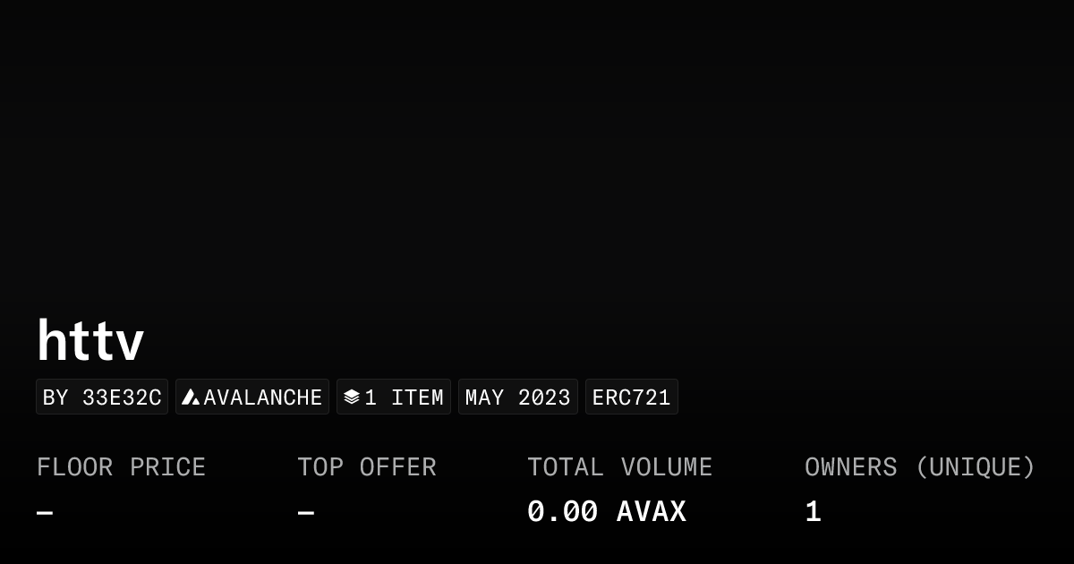 httv - Collection | OpenSea
