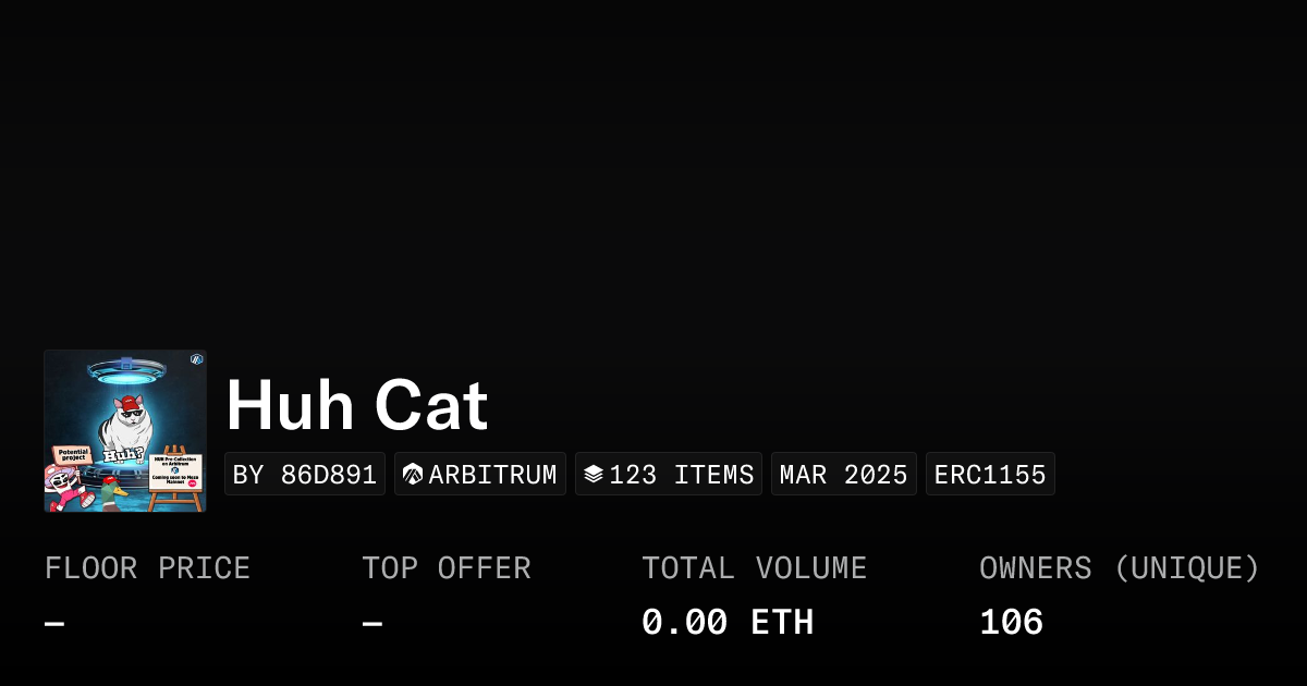 Huh Cat - Collection | OpenSea