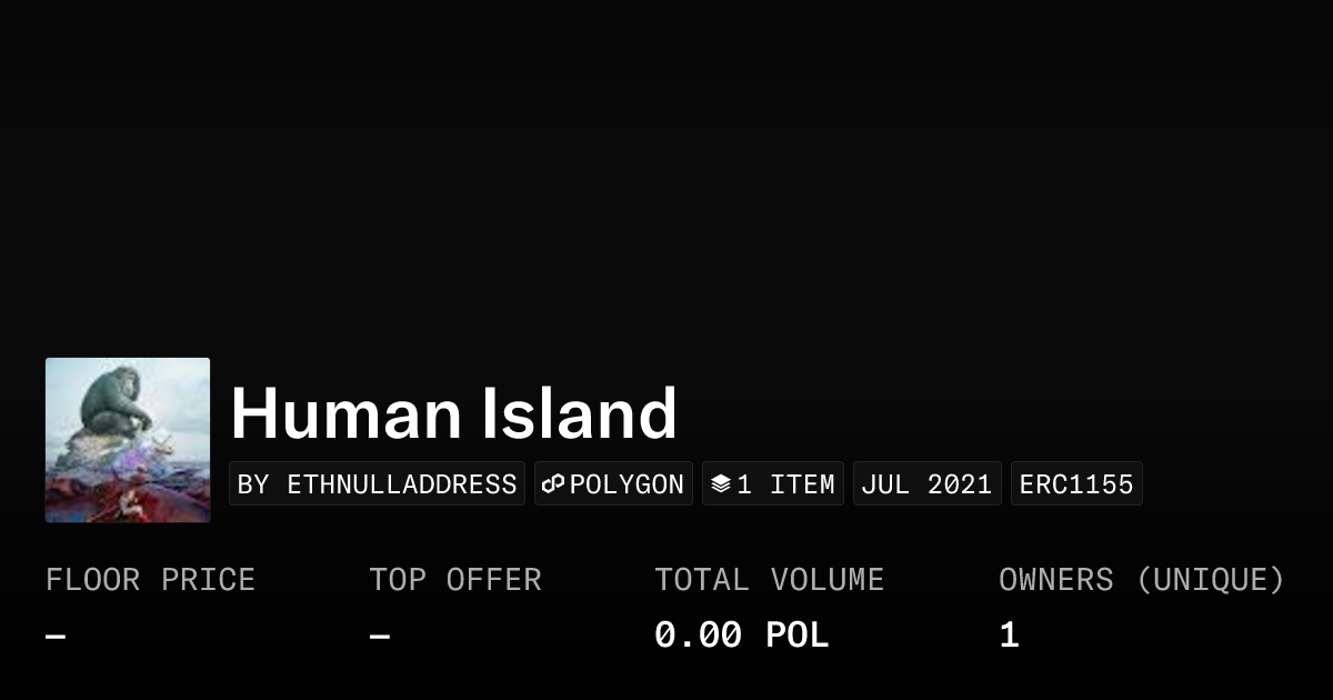 Human Island - Collection | OpenSea
