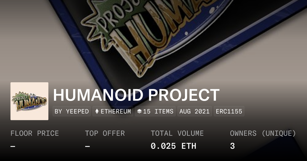 HUMANOID PROJECT - Collection | OpenSea