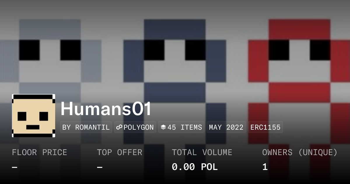 Humans01 - Collection | OpenSea