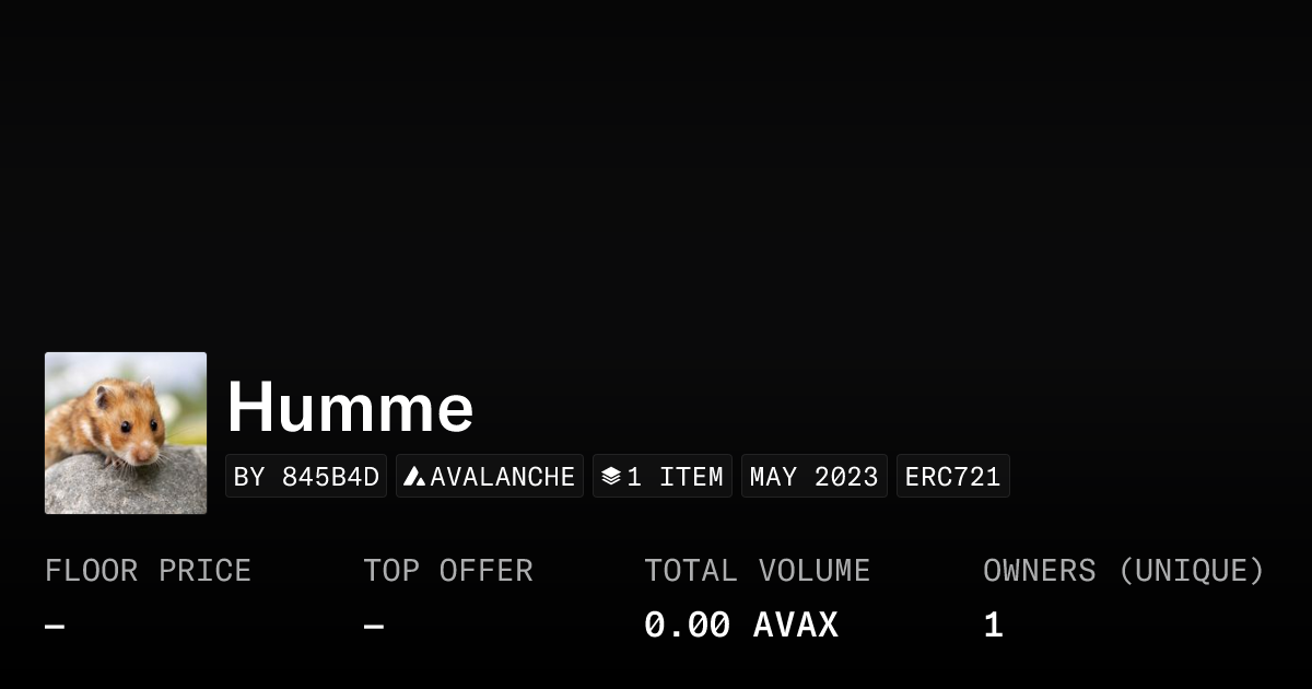 Humme - Collection | OpenSea