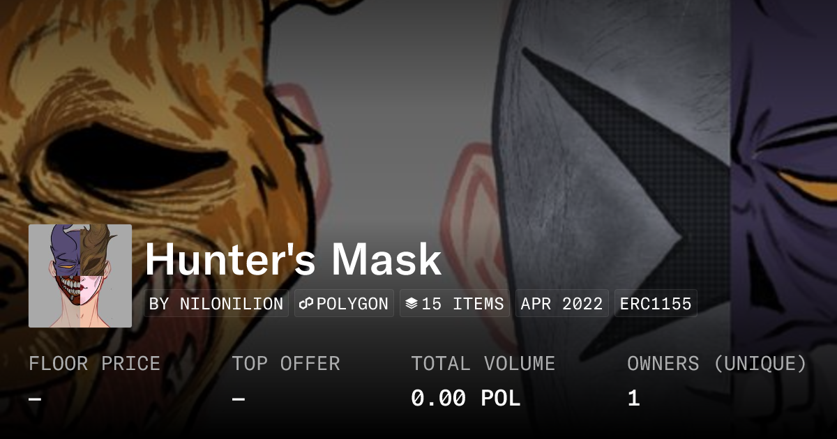 Hunter's Mask - Collection | OpenSea