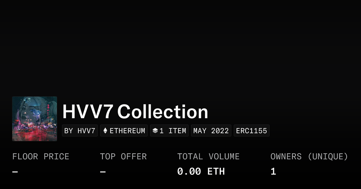 HVV7 Collection - Collection | OpenSea