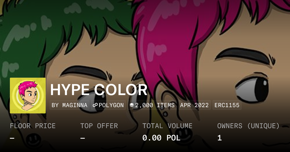 HYPE COLOR - Collection | OpenSea