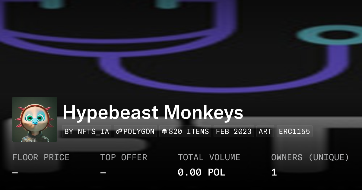 Hypebeast Monkeys - Collection | OpenSea
