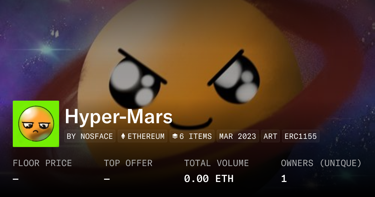 Hyper-Mars - Collection | OpenSea