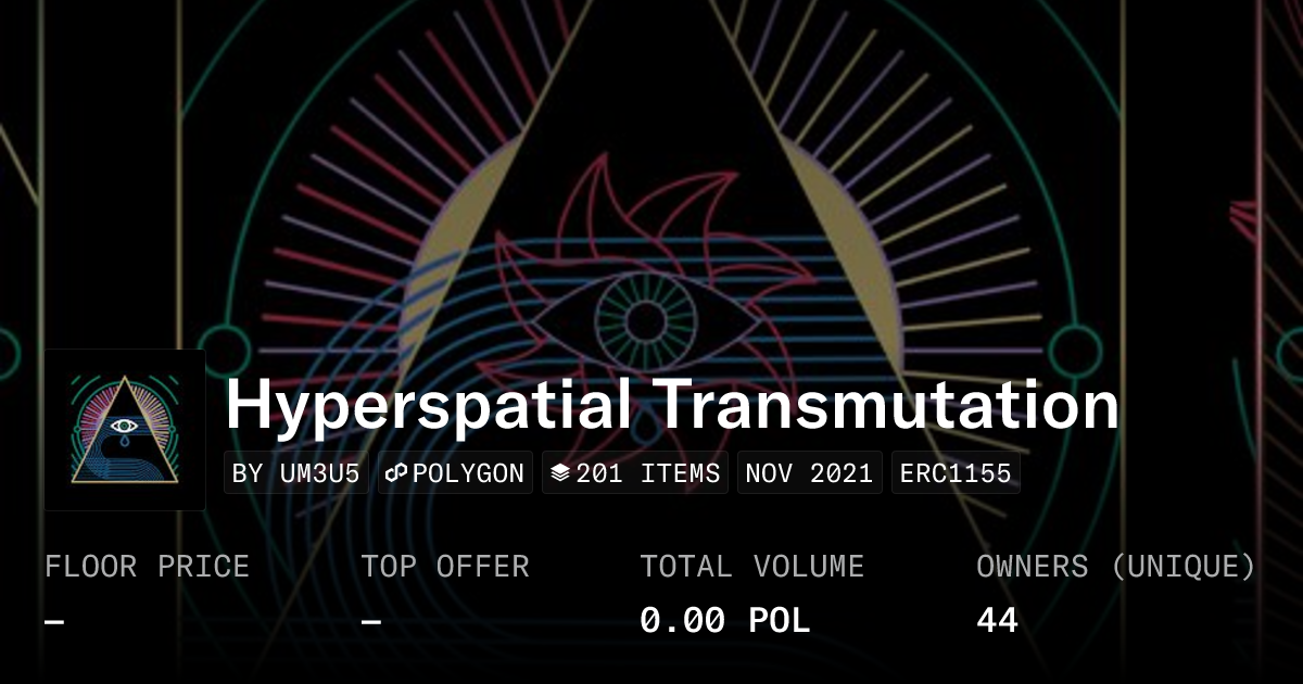 Hyperspatial Transmutation - Collection | OpenSea