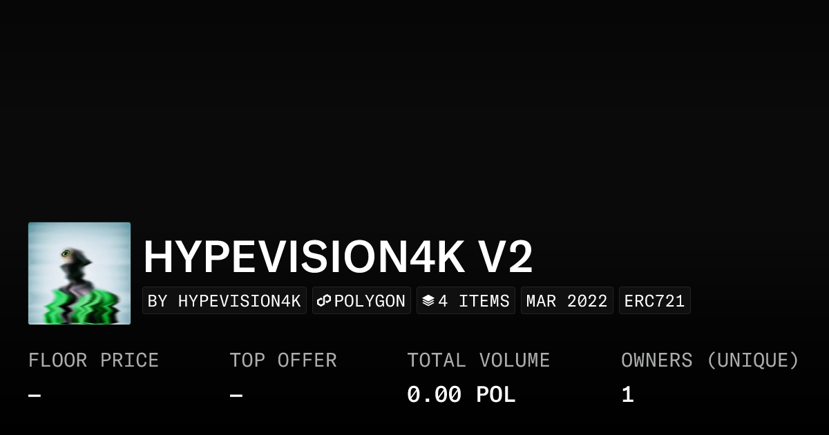 HYPEVISION4K V2 - Collection | OpenSea