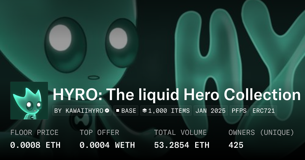 HYRO: The liquid Hero Collection - Collection | OpenSea