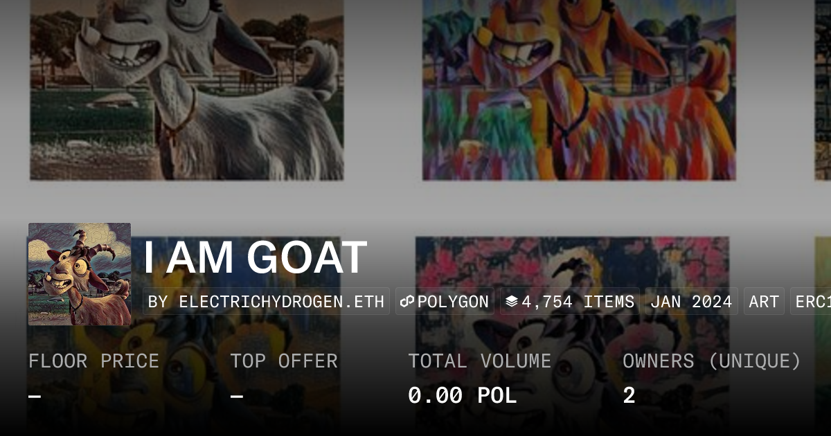I AM GOAT - Collection | OpenSea