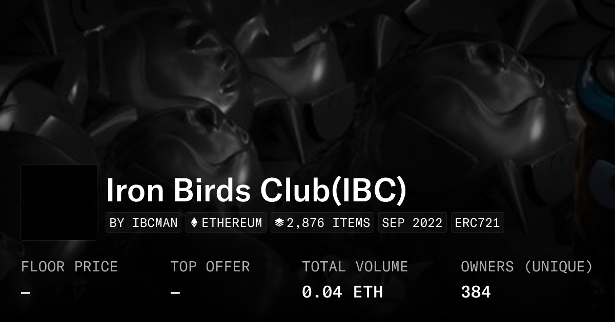 Iron Birds Club(IBC) - Collection | OpenSea