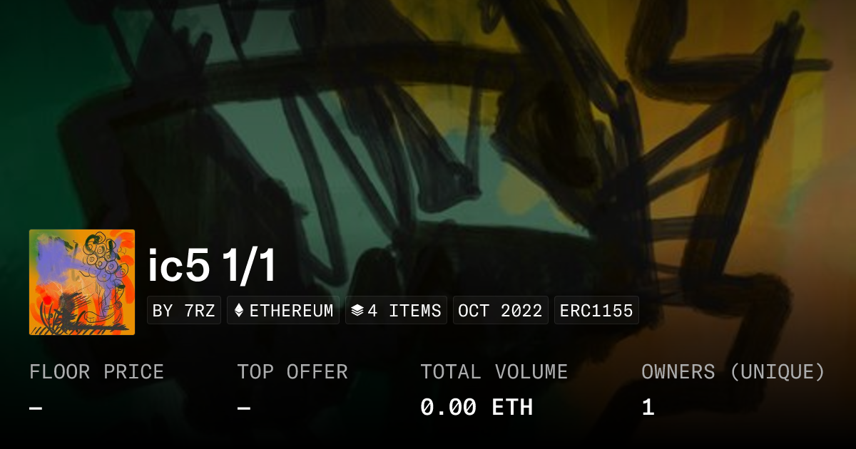 ic5 1/1 - Collection | OpenSea