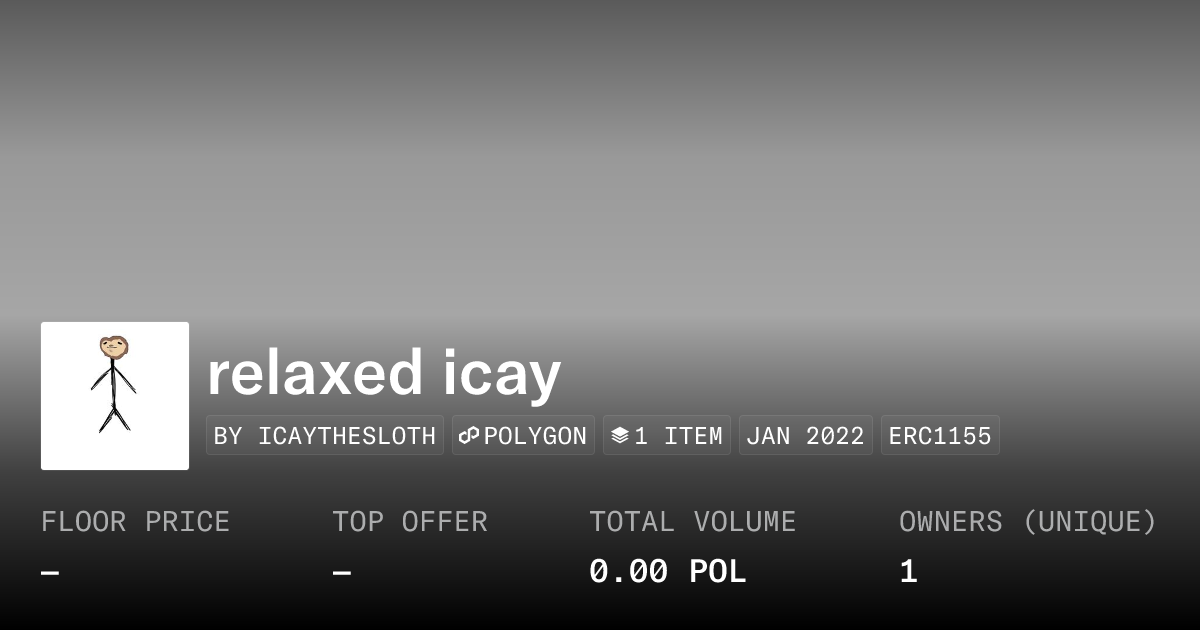 relaxed icay - Collection | OpenSea