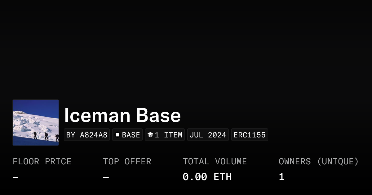 Iceman Base - Collection | OpenSea