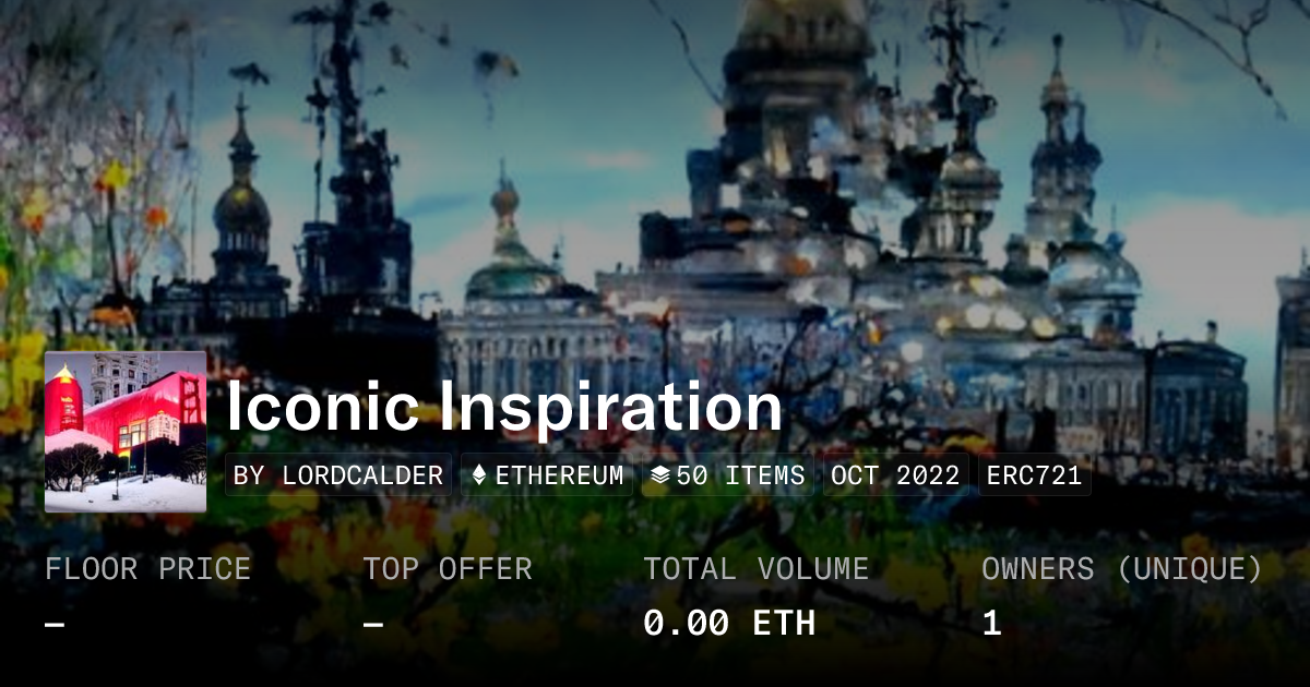 Iconic Inspiration - Collection | OpenSea