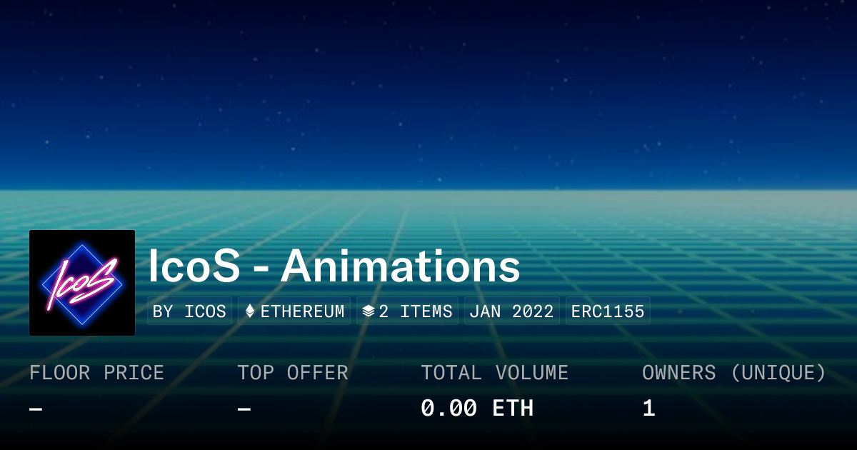 IcoS - Animations - Collection | OpenSea