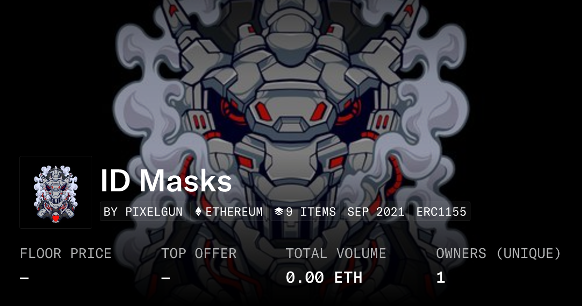 ID Masks - Collection | OpenSea