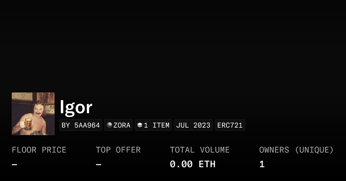 Igor - Collection | OpenSea