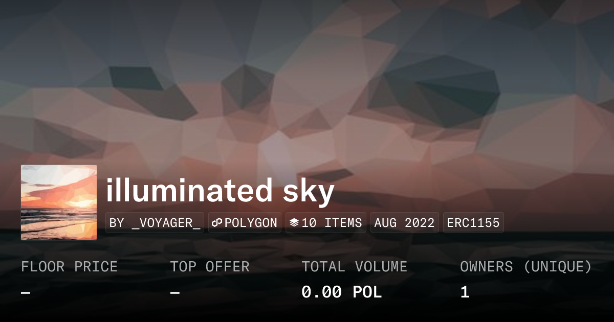 illuminated sky - Collection | OpenSea