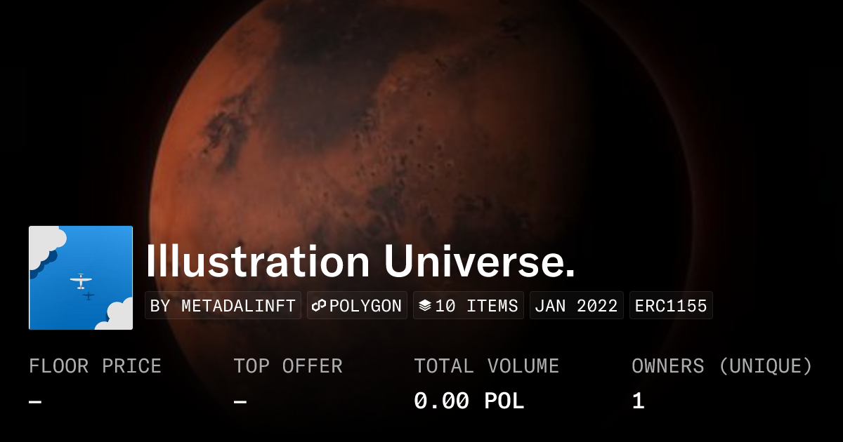 Illustration Universe. - Collection | OpenSea