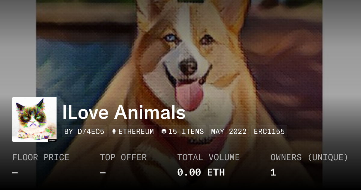 ILove Animals - Collection | OpenSea