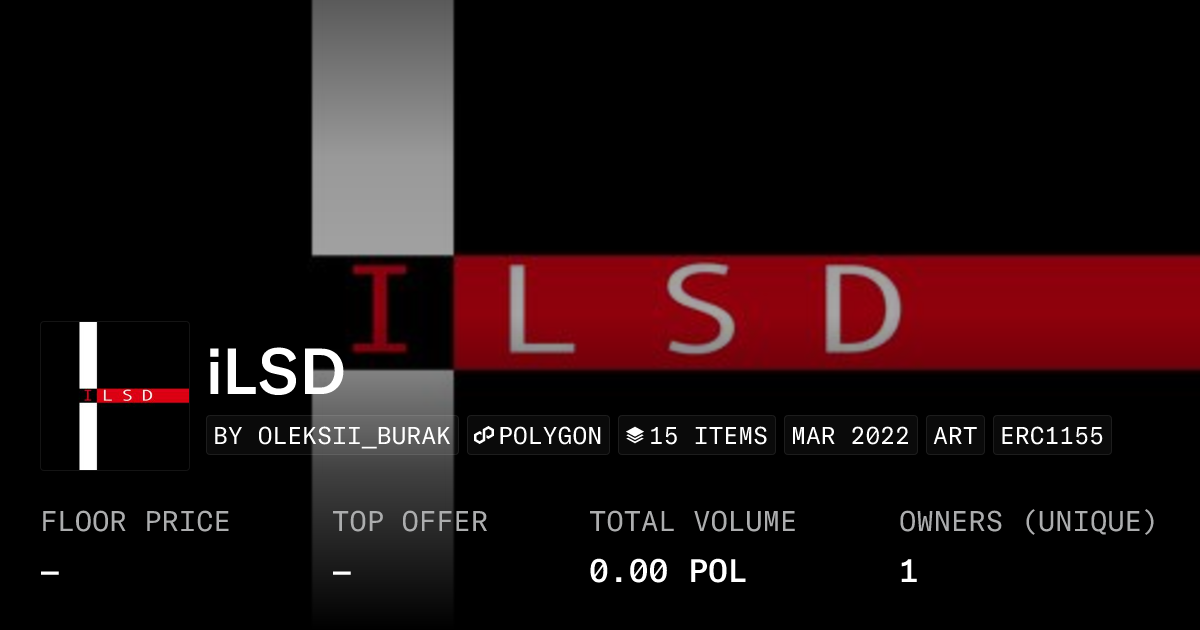 iLSD - Collection | OpenSea