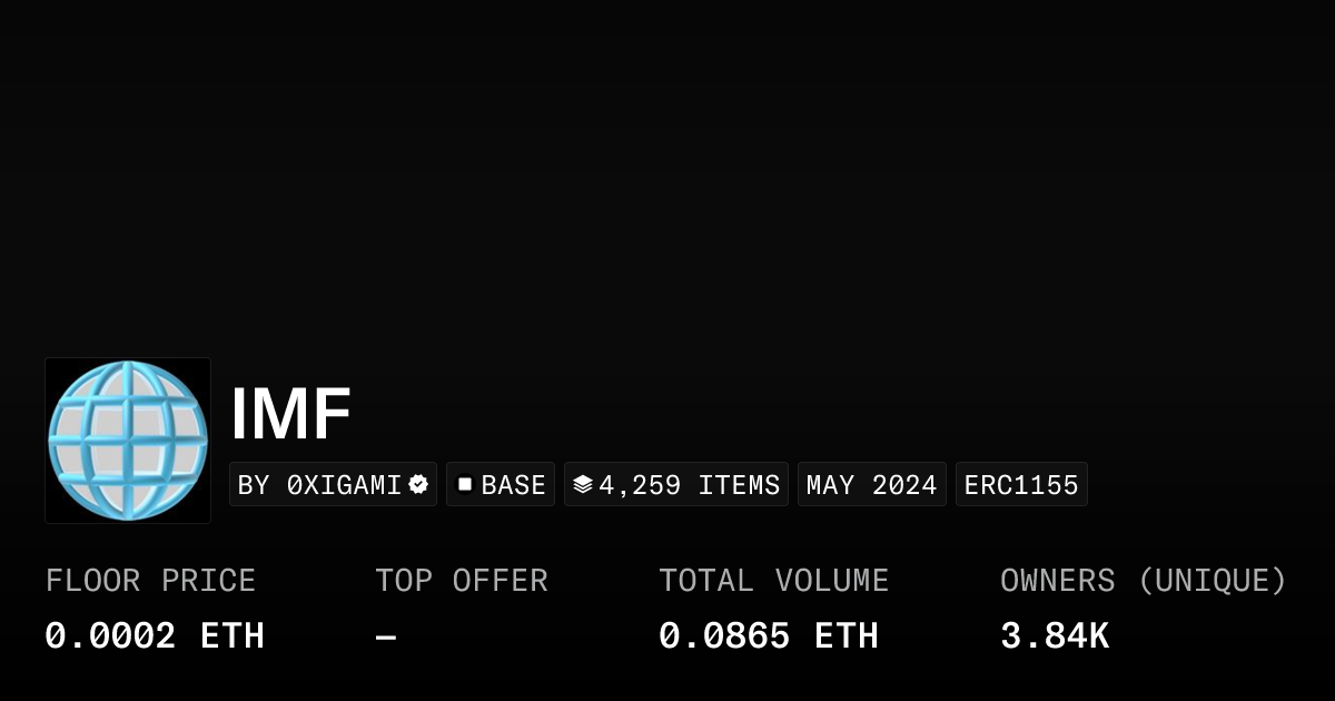 IMF - Collection | OpenSea