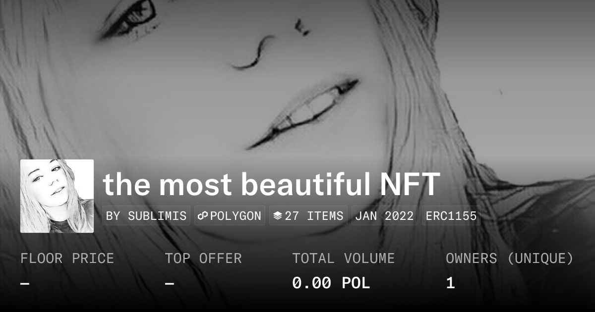the most beautiful NFT - Collection | OpenSea