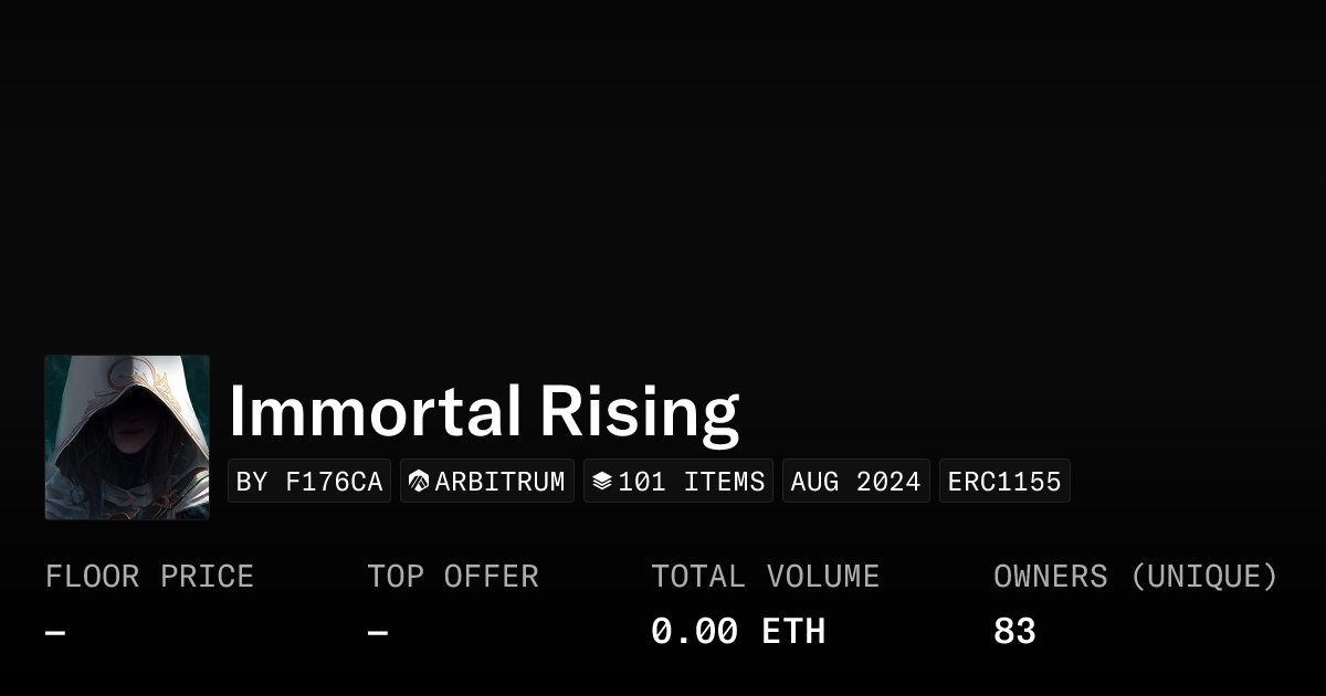 Immortal Rising - Collection | OpenSea