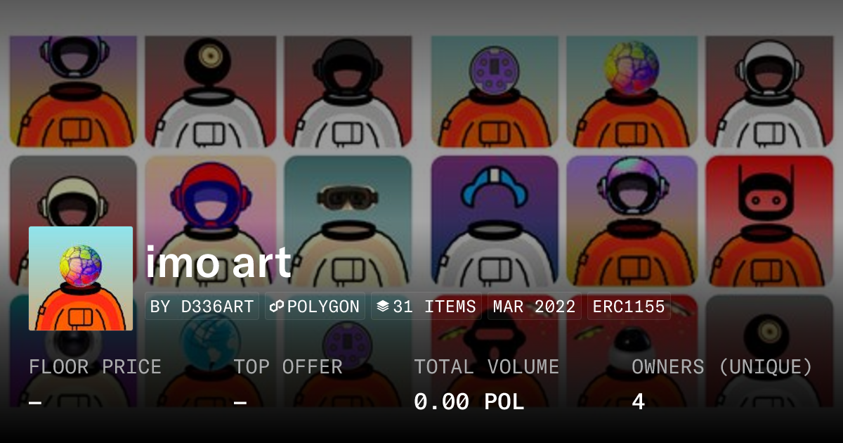 imo art - Collection | OpenSea