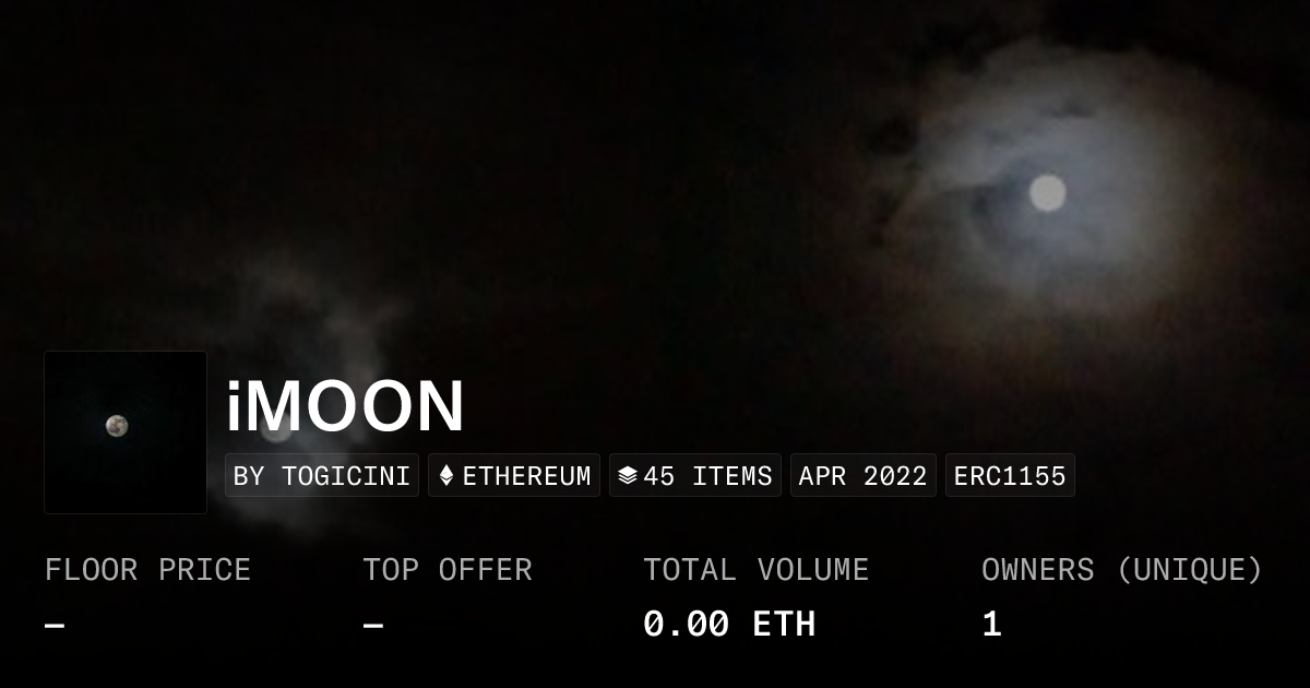 iMOON - Collection | OpenSea
