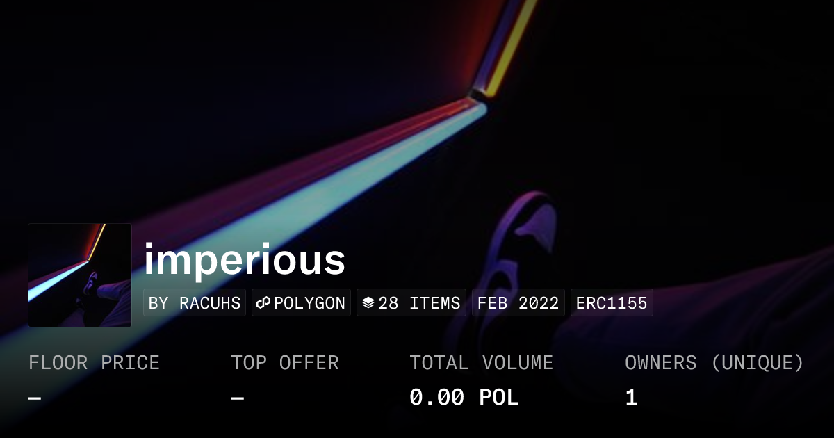 imperious - Collection | OpenSea