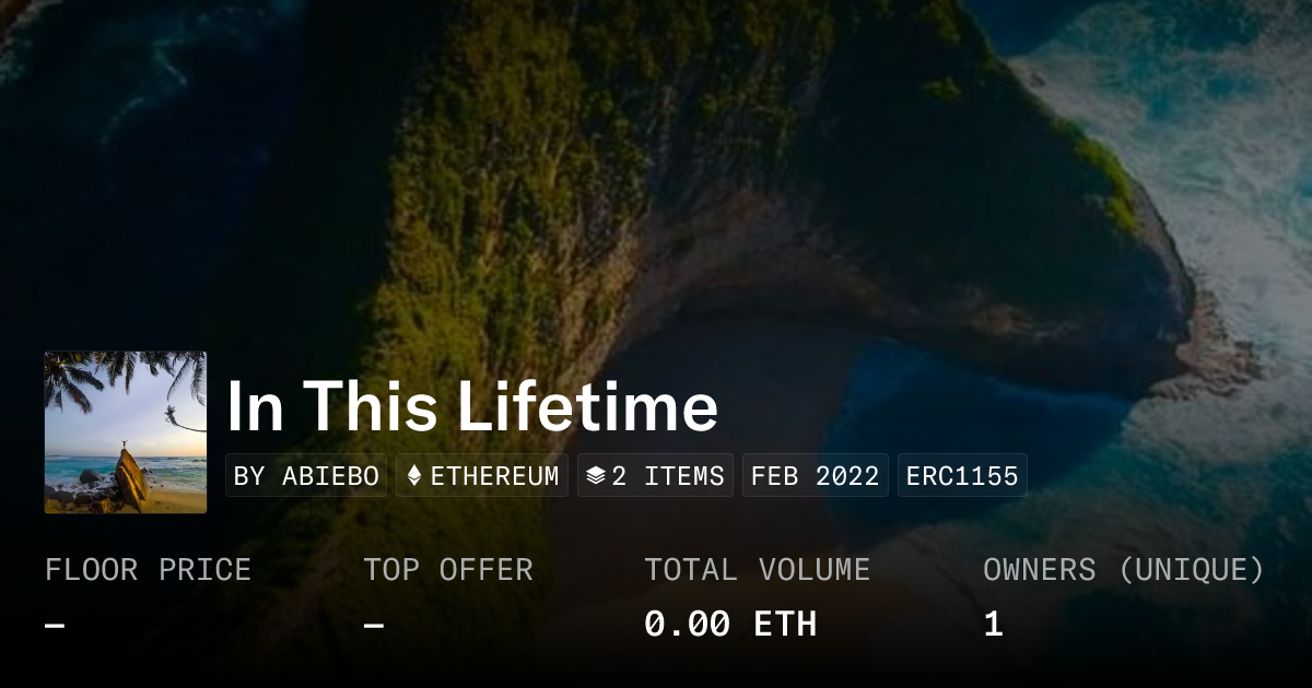 In This Lifetime - Collection | OpenSea