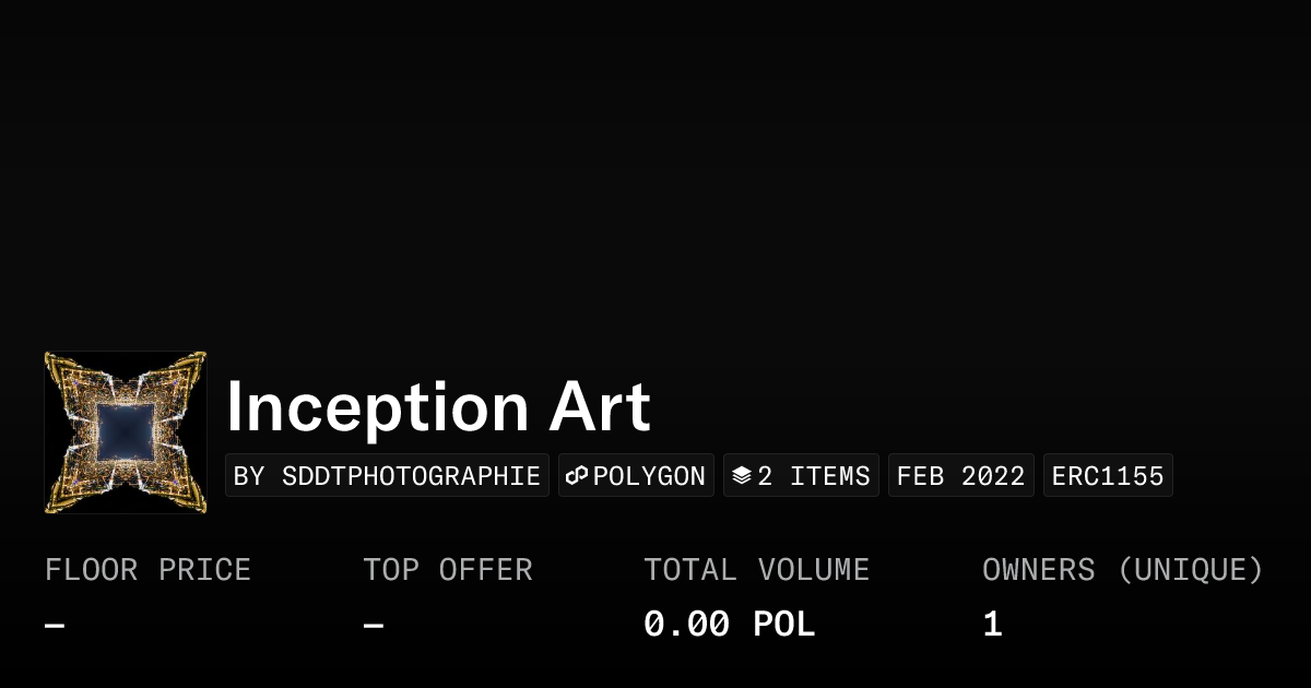 Inception Art - Collection | OpenSea