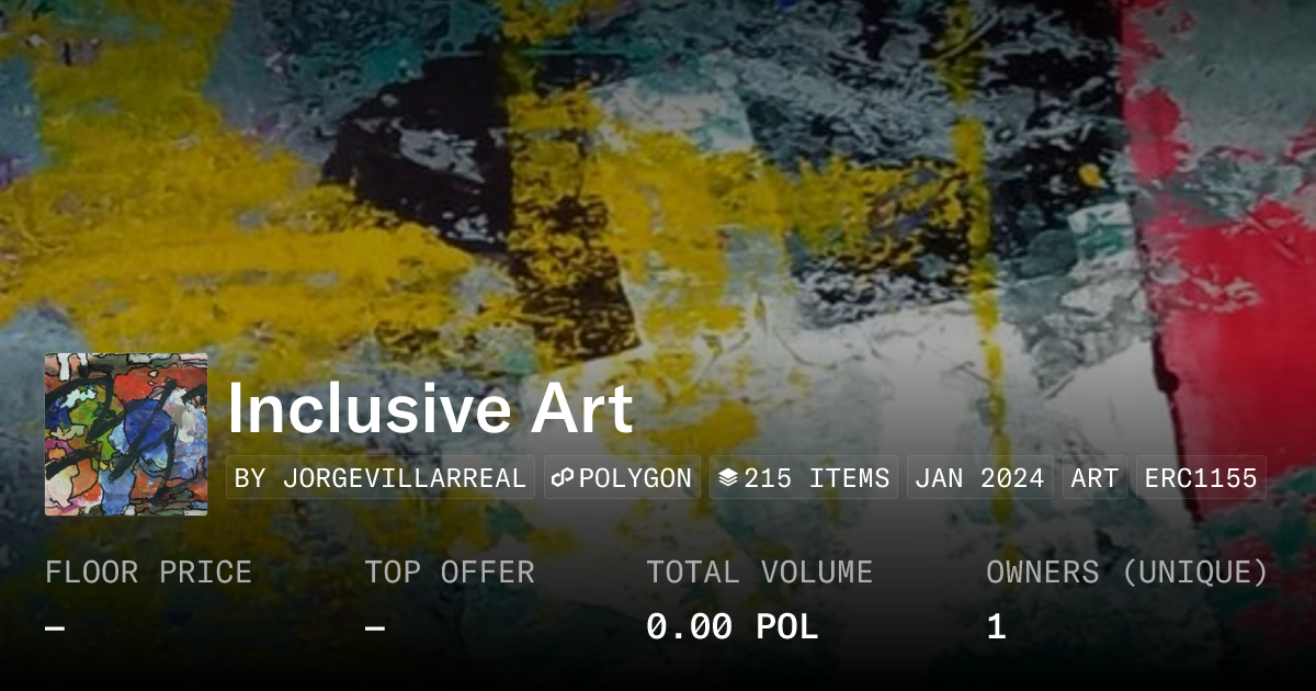 Inclusive Art - Collection | OpenSea