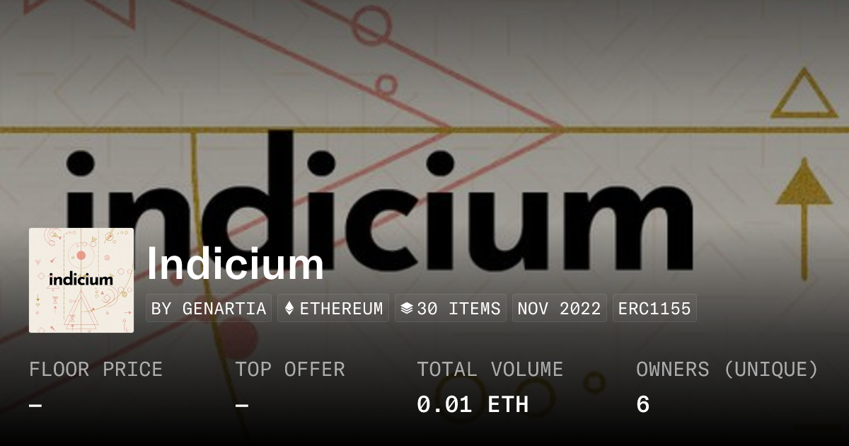 Indicium - Collection | OpenSea