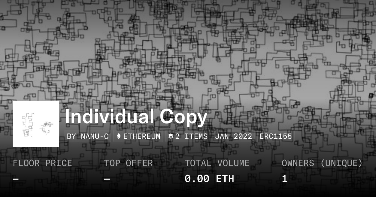 Individual Copy - Collection | OpenSea