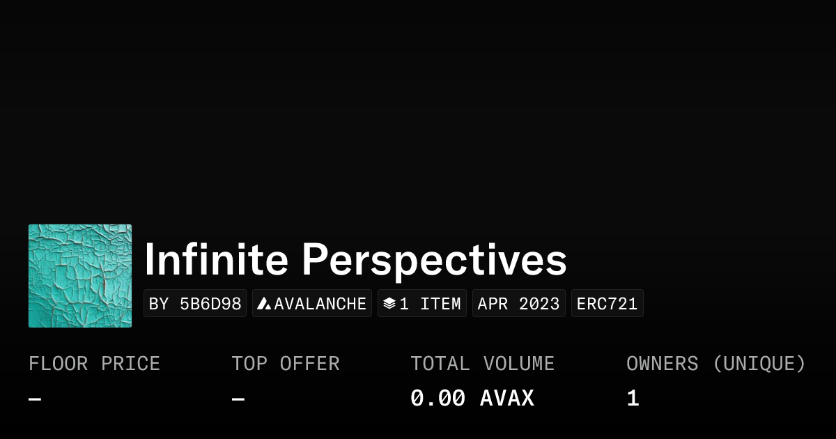 Infinite Perspectives - Collection | OpenSea
