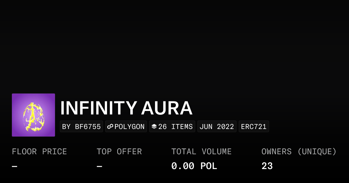 INFINITY AURA - Collection | OpenSea