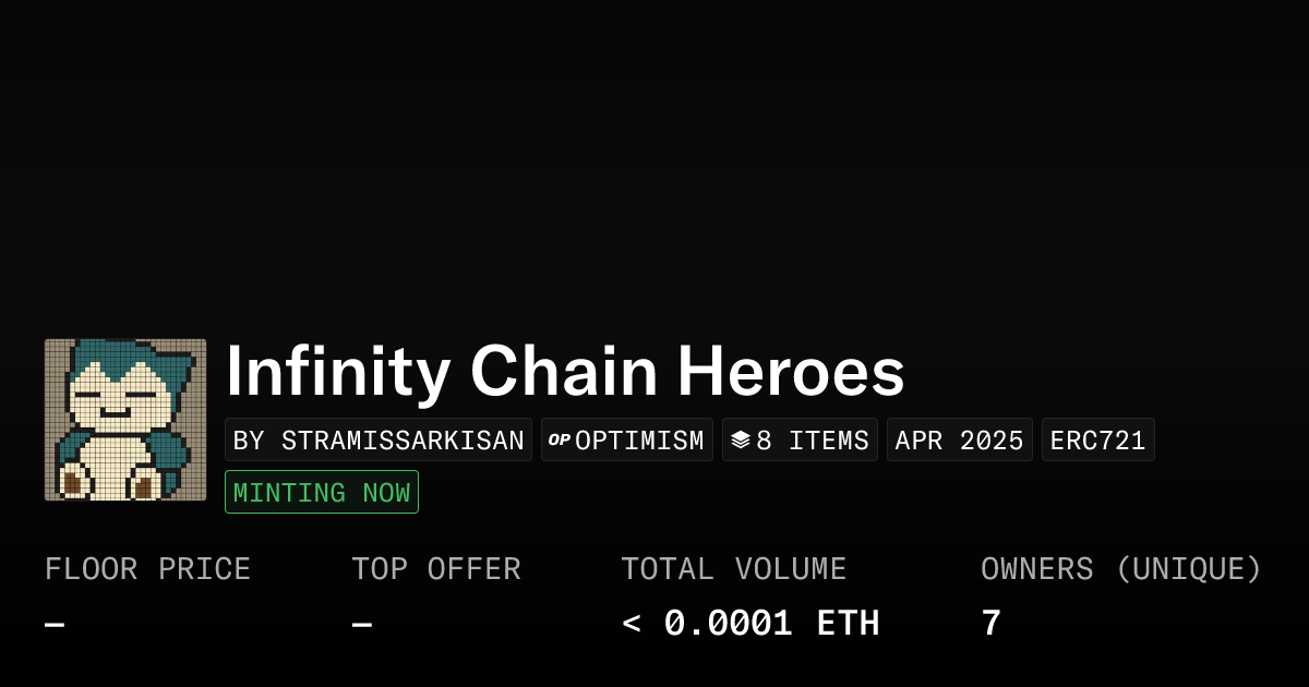 Infinity Chain Heroes - Collection | OpenSea